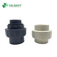 China Glue Connection PVC Female Socket Blue Pipe Fitting Union for Water Supply ANSI Standard for sale