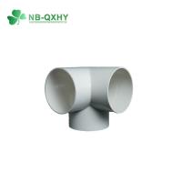 China PN16 Round Head Code PVC Plant Irrigation Drainage Pipe Fittings Three Dimensional Tee for sale
