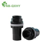 China Round Head Aquarium Air Tube Sewage Seafood Pool Bulkhead Fittings Connector with 1 for sale