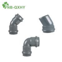 China Customizable Pn10 Elbow Fittings for DIN Standard Plastic PVC Flared Pipe Plumbing for sale