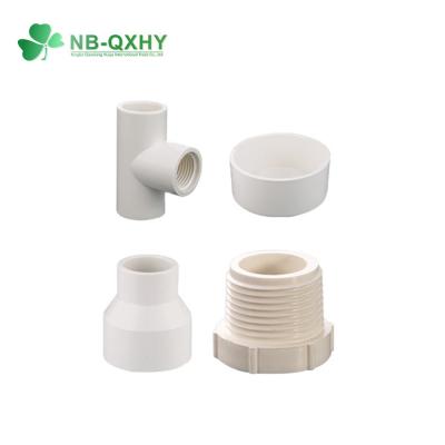 China White PVC/UPVC Pn16 Schedule ASTM Sch40 Pipe Fitting for Water Supply 1/2