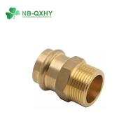 China NB-QXHY Brass Copper Pipe Hose Compression Fitting Connector with High Thickness for sale
