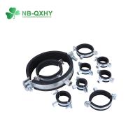 China Steel Wheel Pipe Clamp with EPDM Rubber and 15-200mm 3/8
