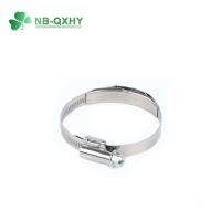 China 304 Stainless Steel Hose Saddle Clamp for German Type Water Pipe/Tube Galvanized for sale