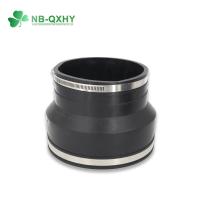 China Mirror Polished Flexible Wholease Black Double Galvanized Pipe Clamp with EPDM Rubber for sale