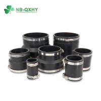 China Mirror Polished Flexible Wholease Black Double Galvanized Pipe Clamp with EPDM Rubber for sale