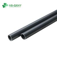 China Round Head Code DIN ASTM GB Plastic Tube Water UPVC CPVC Sch40 Sch80 PPR PVC HDPE Pipe for sale