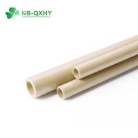 China Round Head Code DIN ASTM GB Plastic Tube Water UPVC CPVC Sch40 Sch80 PPR PVC HDPE Pipe for sale