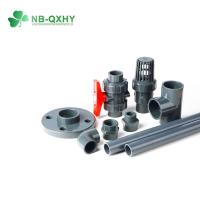 China Round Head Code DIN ASTM GB Plastic Tube Water UPVC CPVC Sch40 Sch80 PPR PVC HDPE Pipe for sale