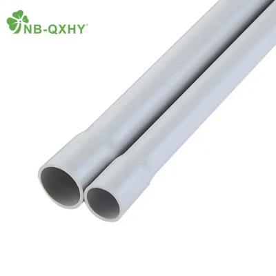 China Electrical Grey White UPVC Pipe Fittings for Water Supply ASTM Certified and Sch40 Sch80 for sale