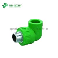 China PPR Pipe Fittings with Pn20 and Pn 25 90 Degree Round Head Code PPR Coupling for sale