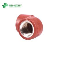 China Wall Thickness Pn20 Pn25 High Pressure Brown Red Female 90 Degree Elbow Connector for sale