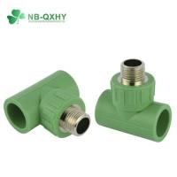 China Pn20 and Pn 25 PPR Tee with PPR Pipe Fittings Forged at 90 Degree Angle for sale
