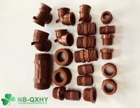 China Supply Red Color Pn16 Pipe Fitting Pph Female Tee for Your Oil and Gas System for sale