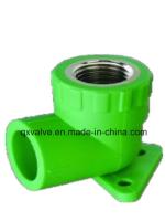China PPR Pipe Fittings for Pn20 and Pn 25 90 Degree Round Head Code Male Elbow for sale