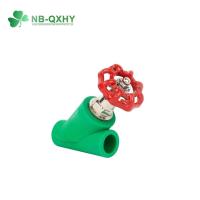 China PPR Double Union Ball Valve with PPR Pipe Fittings Pn20 and Pn25 in Forged Design for sale