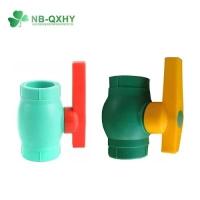 China PPR Double Union Ball Valve with PPR Pipe Fittings Pn20 and Pn25 in Forged Design for sale