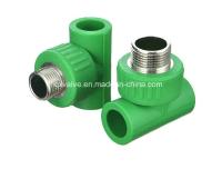 China 20mm to 160mm Equal PPR Plastic Pipe Fittings Valve Pure Material with High Thickness for sale