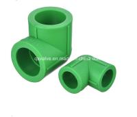 China 20mm to 160mm Equal PPR Plastic Pipe Fittings Valve Pure Material with High Thickness for sale