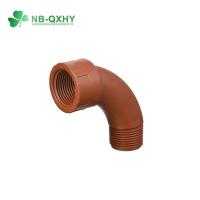 China Brown Red Pn16 Pph Thread Fittings Pipe Elbow Bridge Elbow in with Welding Connection for sale