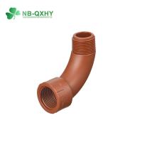 China Brown Red Pn16 Pph Thread Fittings Pipe Elbow Bridge Elbow in with Welding Connection for sale
