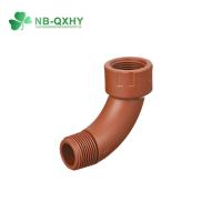 China Brown Red Pn16 Pph Thread Fittings Pipe Elbow Bridge Elbow in with Welding Connection for sale