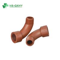 China PPH Plumbing Fitting Female Thread Bend Tee for Hot and Cold Water Pipes for sale