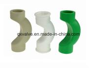 China 20mm to 160mm PPR Ball Valve Equal Design in Green and White Color with Equal Size for sale