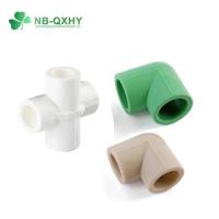 China 20mm to 160mm PPR Ball Valve Equal Design in Green and White Color with Equal Size for sale