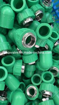 China 90 Degree Angle Colorful PPR Pipe and Fitting for Cold and Hot Water Durable Material for sale
