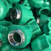 China QX Plastic Green 45deg Elbow PPR Pipe Fitting for Hot and Cold Water Plumbing Network for sale