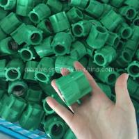 China QX Plastic Green 45deg Elbow PPR Pipe Fitting for Hot and Cold Water Plumbing Network for sale
