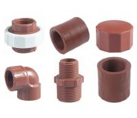 China Hot Brown Plastic Pph/PP Elbow Pipe Fitting Welding Connection with BSPT Standard for sale