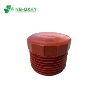 China Hot Brown Plastic Pph/PP Elbow Pipe Fitting Welding Connection with BSPT Standard for sale