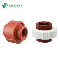 China PPH Brown Red Colors Water Plumbing Pipe Fitting for Household Water Customized Request for sale