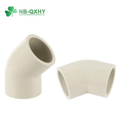 China ISO9001 Certified Industrial System Welding Connection Pph Plastic Pipe Fitting Elbow for sale