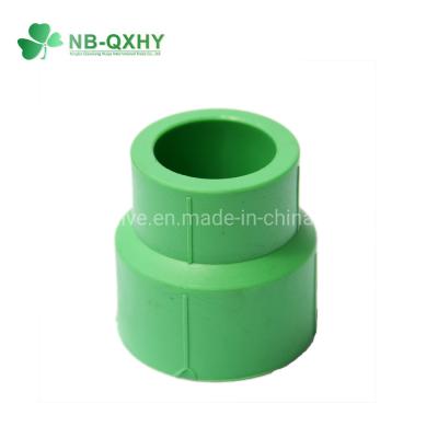 China Hot and Cold Water Pipes QX Green PPR Reducing Coupling with ISO Ce Assured Performance for sale