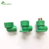 China Samples US 1/Piece Angle 90deg 90 Degree Elbow Pn25 20-160mm Plastic PPR Pipe Fittings for sale