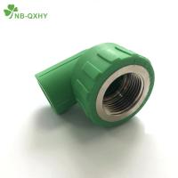 China Samples US 1/Piece Angle 90deg 90 Degree Elbow Pn25 20-160mm Plastic PPR Pipe Fittings for sale