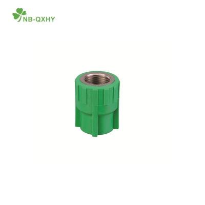 China Customized Request PPR Plastic Brass Female Coupling for Water System Connection for sale