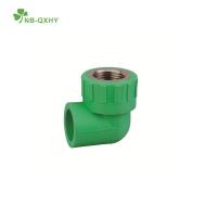 China PPR Plastic Female Elbow Hollow Design for Hot and Cold Water System Installation for sale