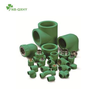 China 20mm to 110mm PPR Plastic Pipe Fittings for Plastic Manufacturers Plumbing Materials for sale