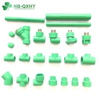 China 20mm to 110mm Hot and Cold Water Supply PPR Pipe Fittings with Welding Connection for sale