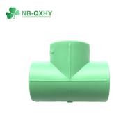 China Pn20 Wall Thickness Welding PPR Pipe Fittings Equal Tee for Hot Cold Water Supply for sale
