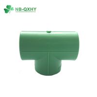 China Pn20 Wall Thickness Welding PPR Pipe Fittings Equal Tee for Hot Cold Water Supply for sale