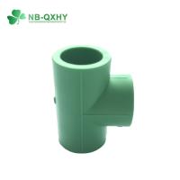 China Pn20 Wall Thickness Welding PPR Pipe Fittings Equal Tee for Hot Cold Water Supply for sale