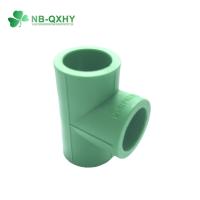 China Pn20 Wall Thickness Welding PPR Pipe Fittings Equal Tee for Hot Cold Water Supply for sale