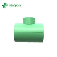China DIN Standard 20mm-110mm PP-R Forged Plastic Reducing Tee for Water Supply Systems for sale
