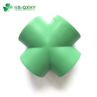 China 20mm to 110mm PPR Fitting Cross Tee 4 Way for Hot and Cold Water Pipes at Competitive for sale