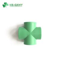 China 20mm to 110mm PPR Fitting Cross Tee 4 Way for Hot and Cold Water Pipes at Competitive for sale